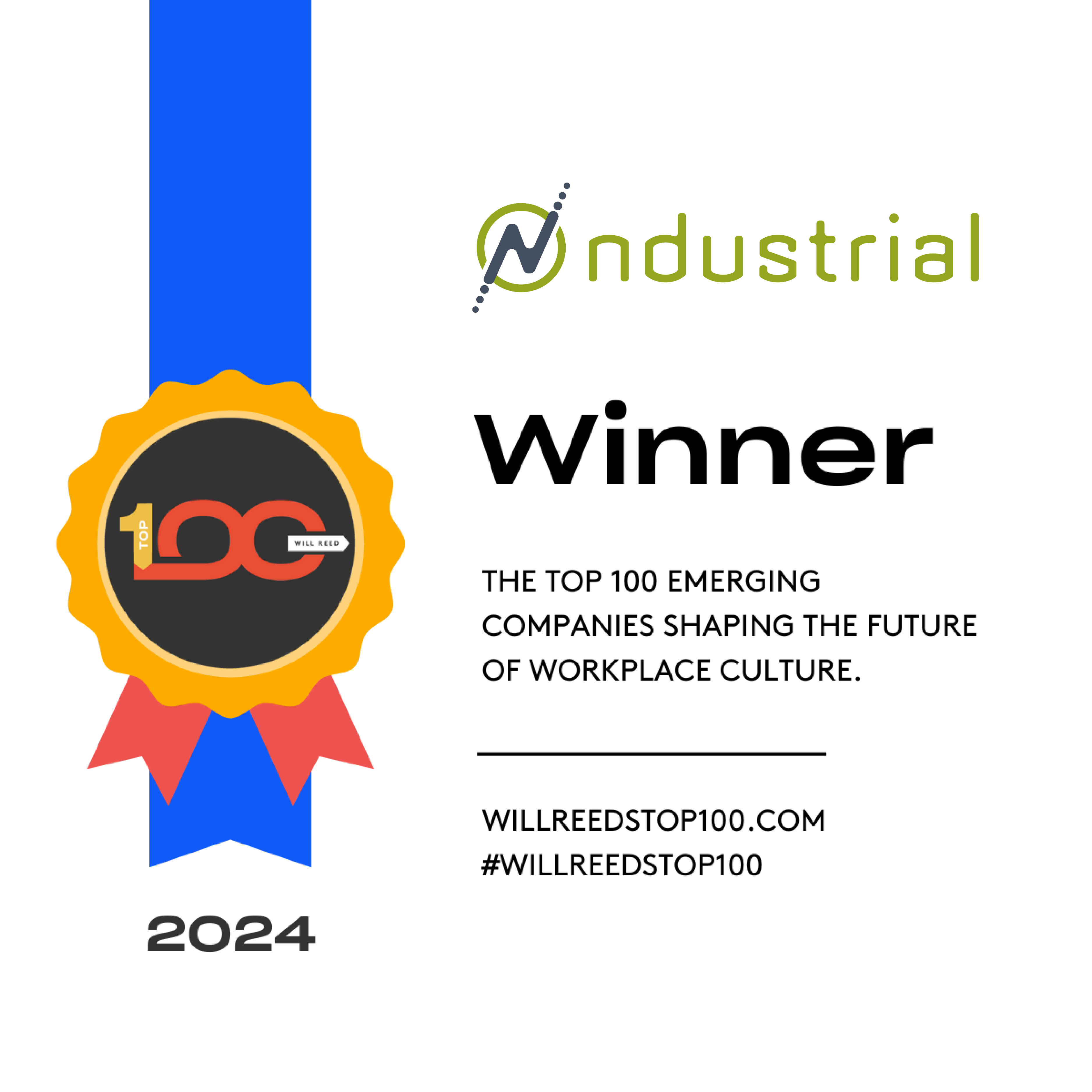 Will Reed Top 100 List for Workplace Culture | Ndustrial